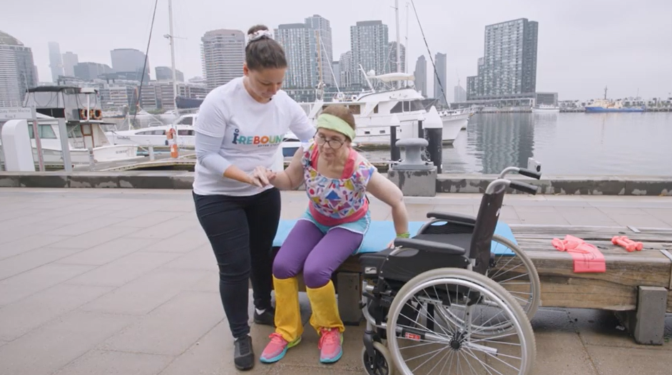 Full work out with Brooke including transfer practice | i-REBOUND